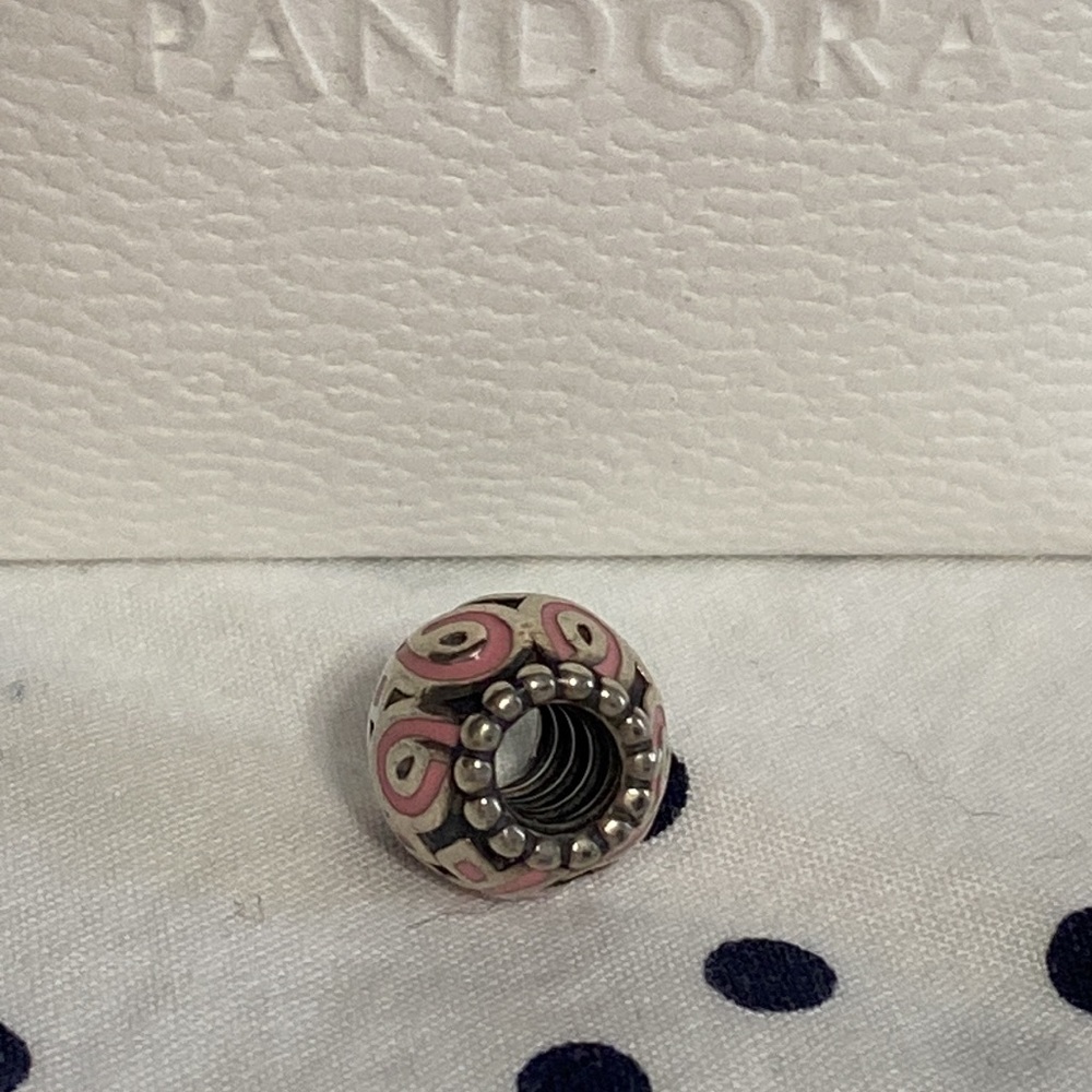 Authentic Pandora Breast Cancer Ribbon Charm. Good Pr… - Gem
